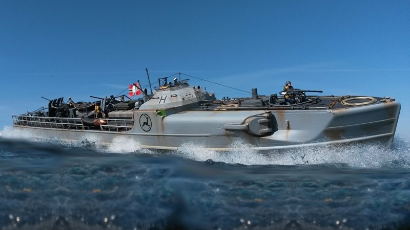 Schnellboot S-100, Revell 1:72 von Theo Peter