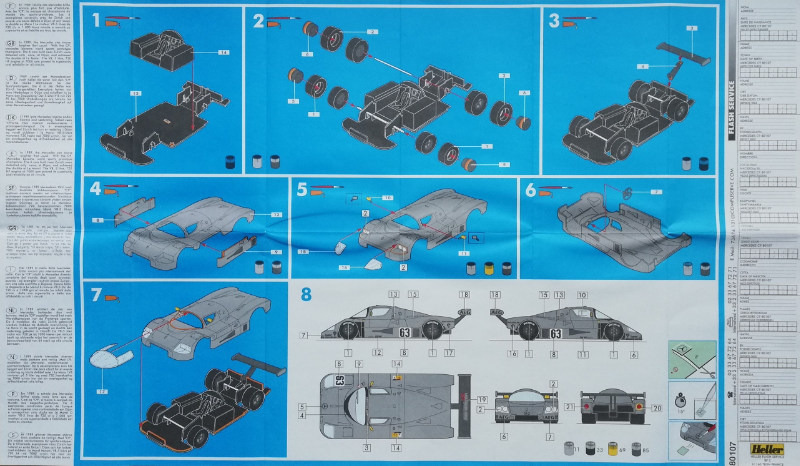 Sauber C9, Heller 1:43 von Michael Eilers