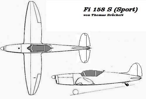 Fieseler Fi 158S „Sport“, Bird Models 1:72 von Thomas Brückelt