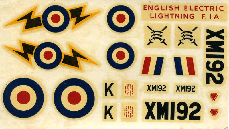 English Electric Lightning F.1A, Airfix 1:72 von Frank Meißner