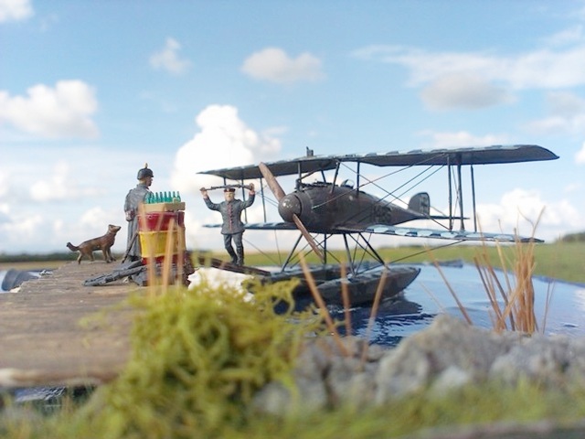 Albatros W.4 (spät), Roden 1:72 von Theo Peter