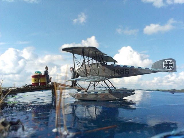 Albatros W.4 (spät), Roden 1:72 von Theo Peter