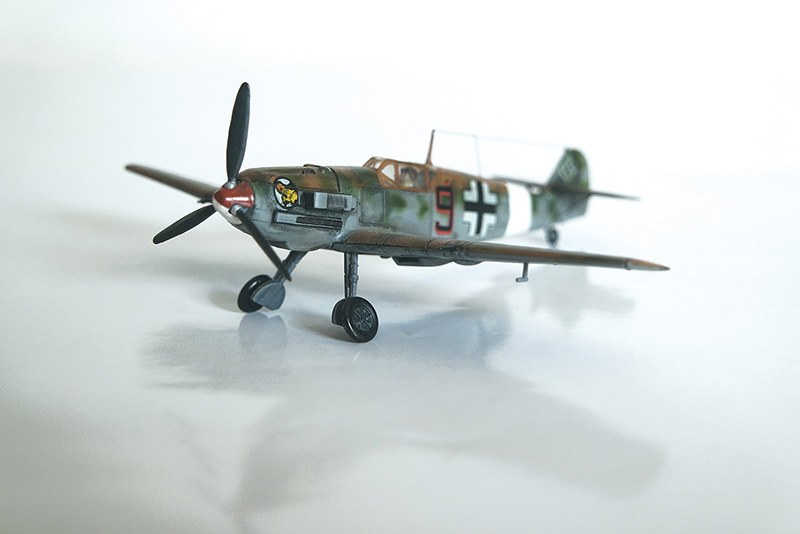 Messerschmitt Bf 109 E-4/Trop, Matchbox 1:72 von Johannes König