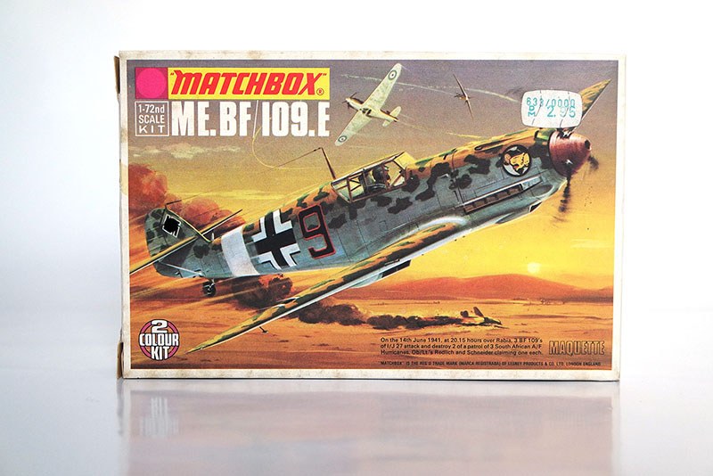 Messerschmitt Bf 109 E-4/Trop, Matchbox 1:72 von Johannes König