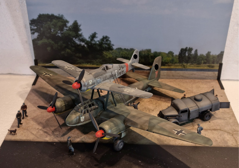 Fw 190 A-8 & Ju 88 G-1 "Mistel S2", Hasegawa 1:72 von Michael Wittmann