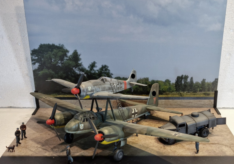 Fw 190 A-8 & Ju 88 G-1 "Mistel S2", Hasegawa 1:72 von Michael Wittmann