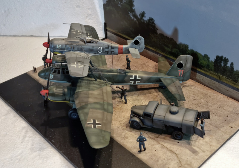 Fw 190 A-8 & Ju 88 G-1 "Mistel S2", Hasegawa 1:72 von Michael Wittmann