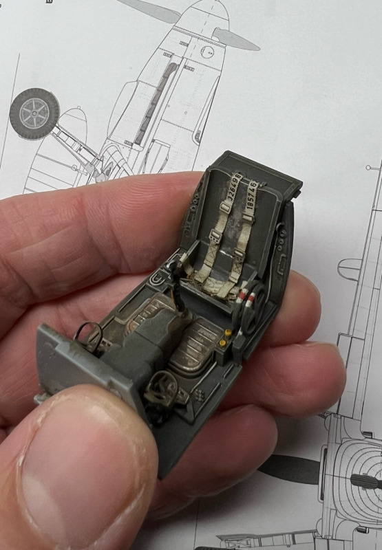 Messerschmitt Bf 109 F-4/B, Hasegawa 1:32 von Martin Karte