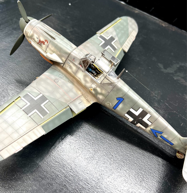 Messerschmitt Bf 109 F-4/B, Hasegawa 1:32 von Martin Karte
