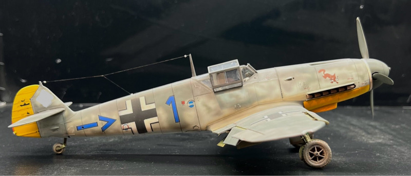 Messerschmitt Bf 109 F-4/B, Hasegawa 1:32 von Martin Karte