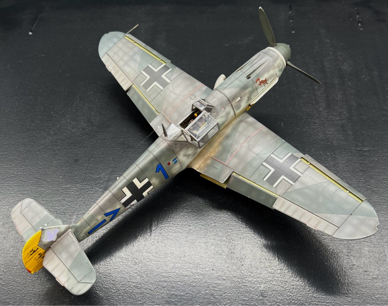 Messerschmitt Bf 109 F-4/B, Hasegawa 1:32 von Martin Karte