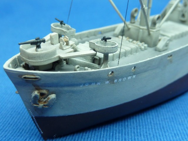 Libertyship SS John W. Brown, Trumpeter 1:700 von Jan Thurau