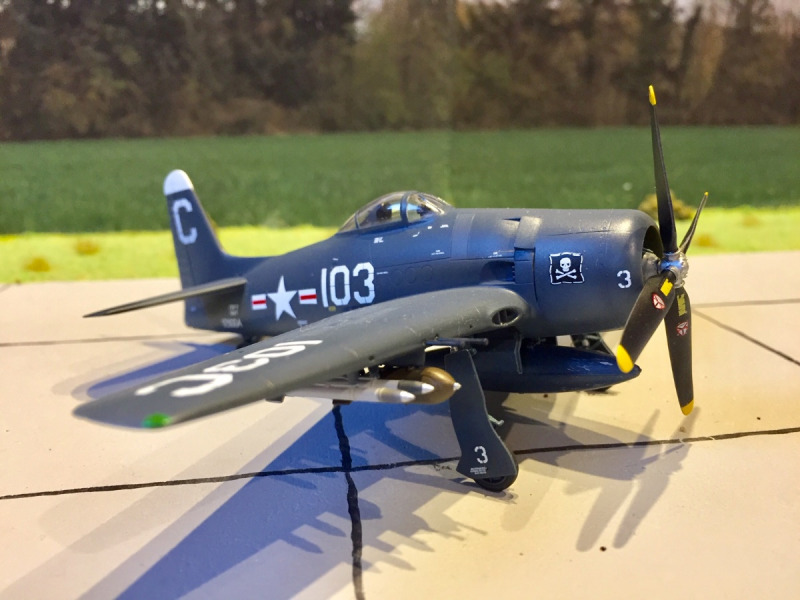 Grumman F8F-2 Bearcat, HobbyBoss 1:72 von Axel Theis