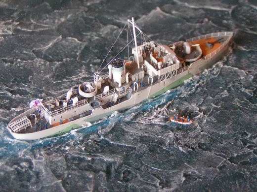 HMCS Snowberry K 166, HP-Models 1:700 von Christian Bruer