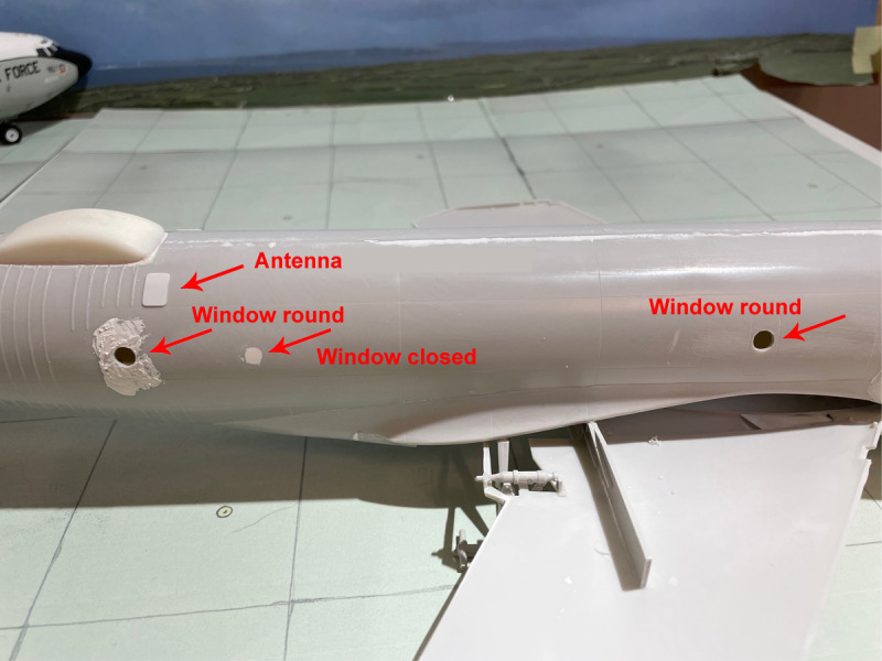 Boeing RC-135U Combat Sent, AMT/Ertl 1:72 von Jost Schreiber