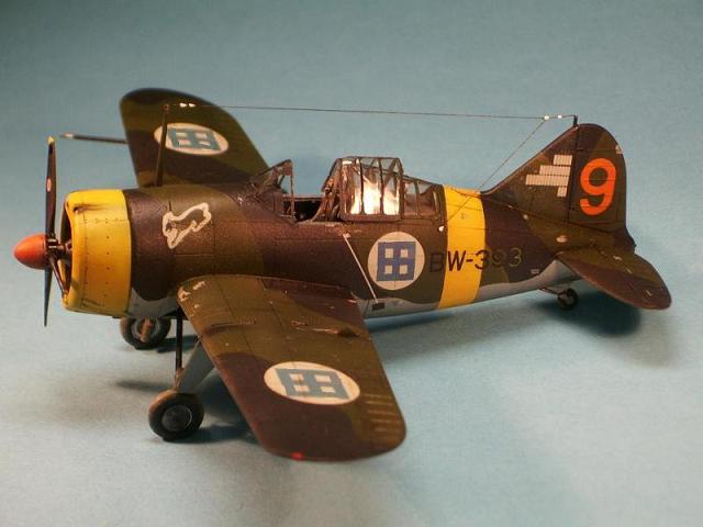 Brewster B-239 Buffalo, Hasegawa 1:72 von Beat Gysi