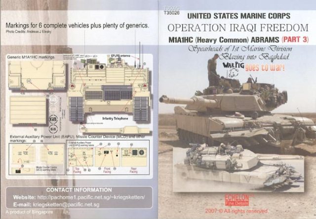 M1A1(HC) Abrams, Trumpeter 1:35 von Sascha Prahl