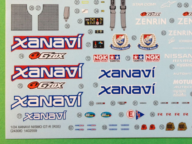 Xanavi Nismo GT-R (R35), Tamiya Nr. 24308 - Modellversium Kit-Ecke