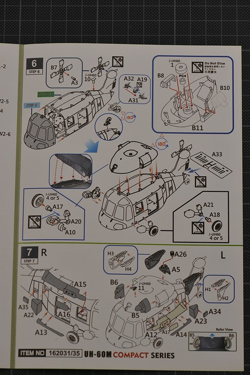 UH-60M, Freedom Model Kits Nr. 162035 - Modellversium Kit-Ecke