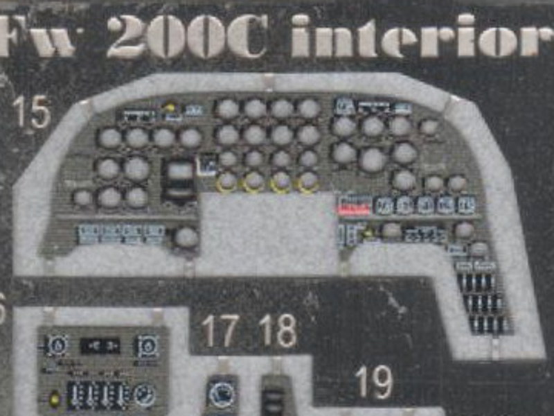 Fw 200 interior S.A., Eduard Ätzteile Nr. 73498 - Modellversium Kit-Ecke