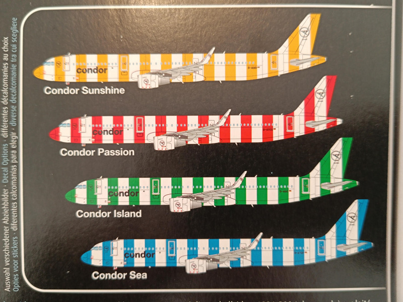 Airbus A321-200 Condor, Revell Nr. 03788 - Modellversium Kit-Ecke