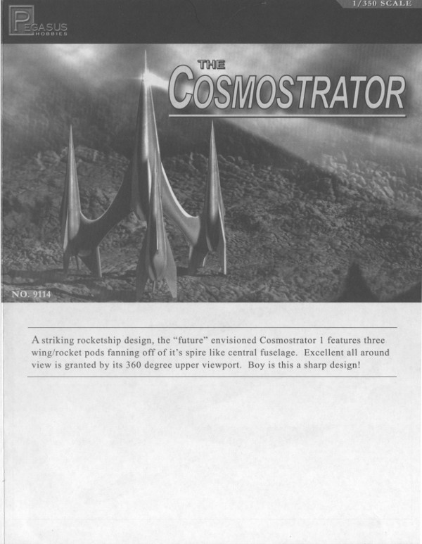 The Cosmostrator, Pegasus Hobbies Nr. 9114 - Modellversium Kit-Ecke
