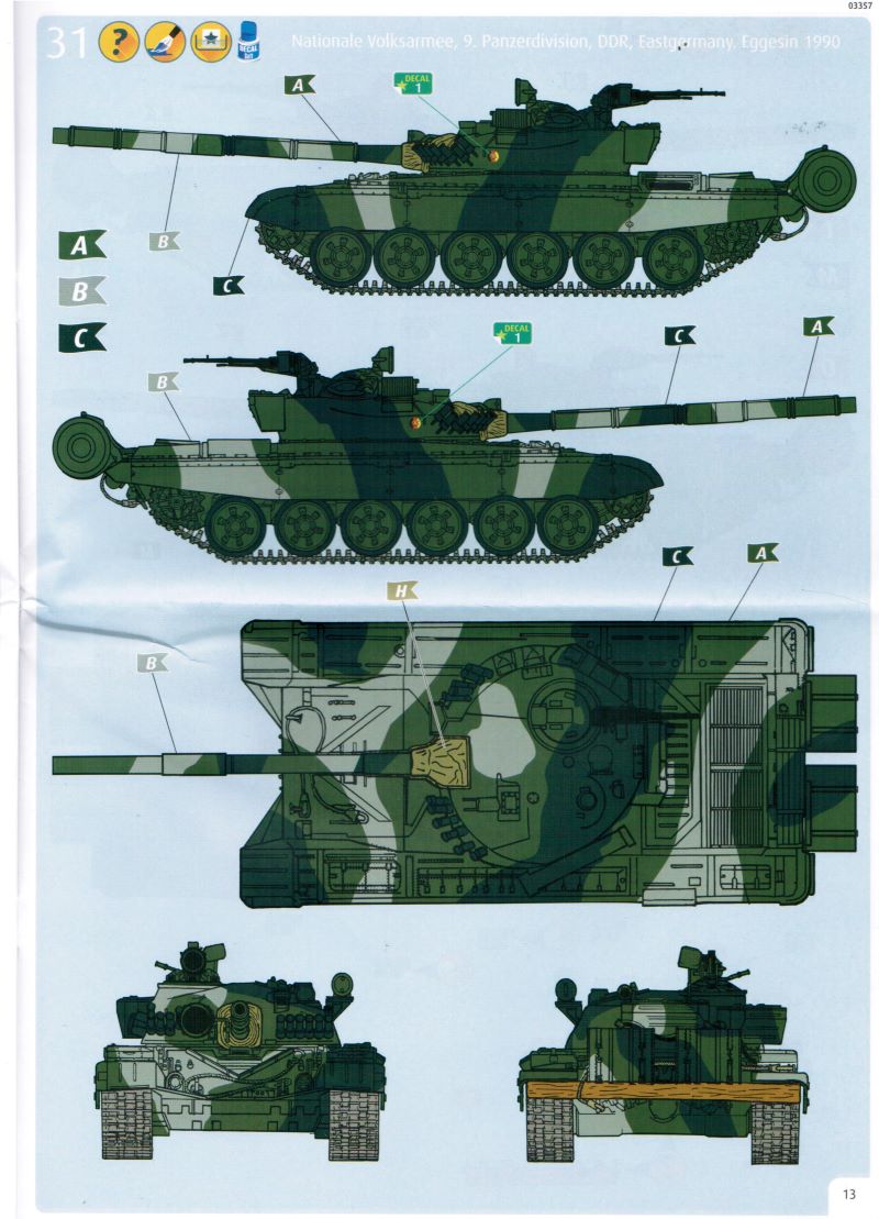 T-72 M1, Revell Nr. 03357 - Modellversium Kit-Ecke