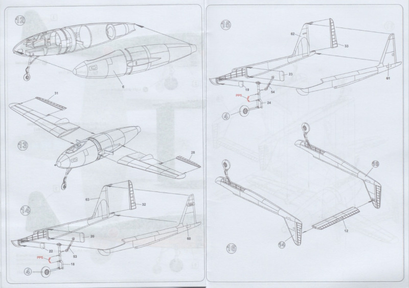 Mitsubishi J4M "Senden" with Sakae thermojet engine, Mikro Mir Nr. 72 ...