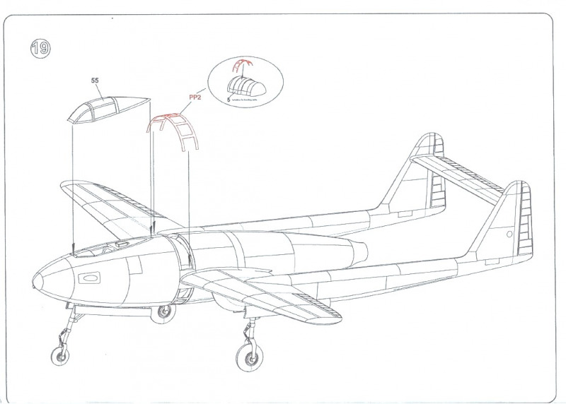 Mitsubishi J4M "Senden" with Sakae thermojet engine, Mikro Mir Nr. 72 ...
