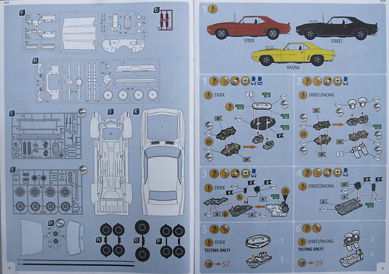 `69 Camaro Z/28, Revell Nr. 07727 - Modellversium Kit-Ecke