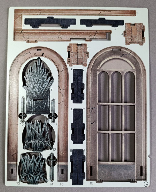 Iron Throne - A Miniature World. Book Nook, Revell Nr. 00531 ...