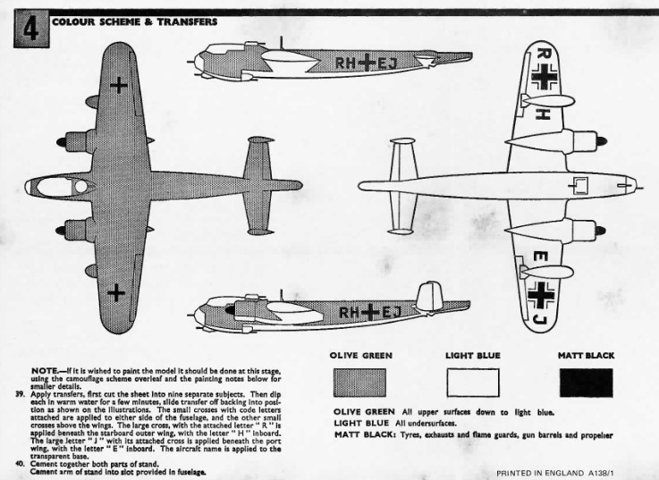 Dornier Do 217 E-2 , Airfix Nr. 383 - Modellversium Kit-Ecke