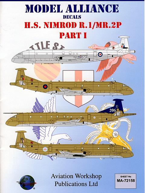 H.S. Nimrod R.1/MR.2P (Part 1), Model Alliance Nr. MA-72158 ...