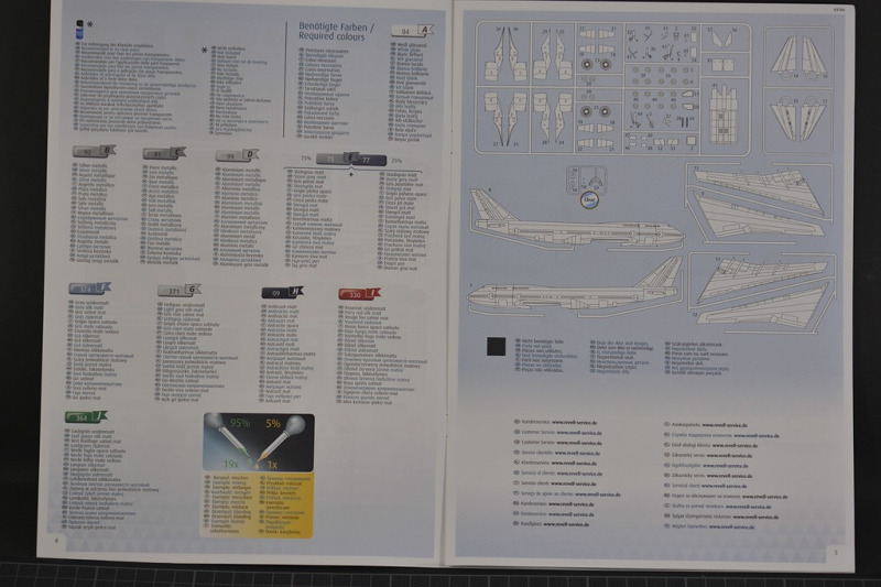 Boeing 747-400 Ed Force One, Revell Nr. 03780 - Modellversium Kit-Ecke