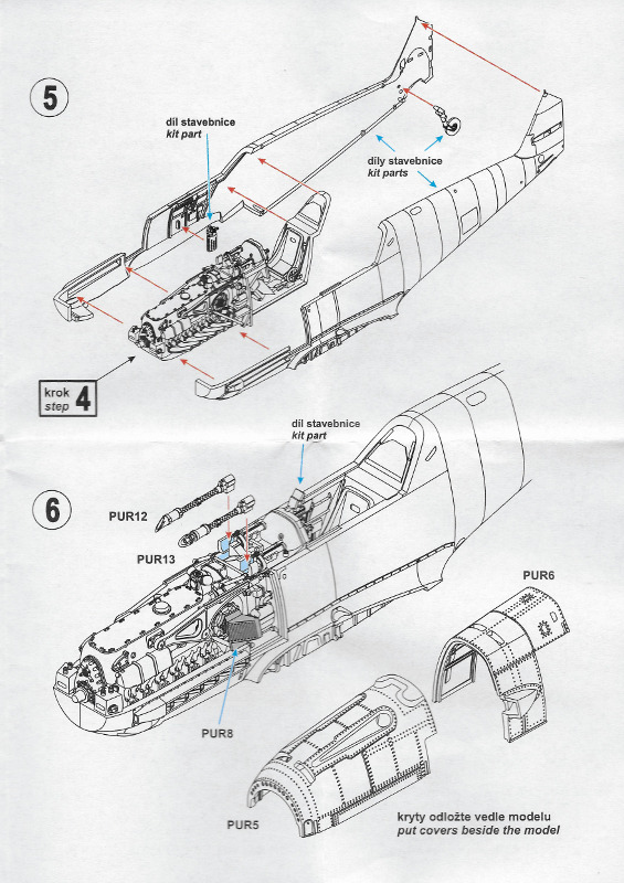 Messerschmitt Bf 109E Engine Set, CMK Nr. 7455 - Modellversium Kit-Ecke