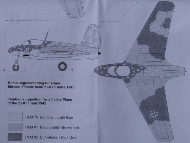 Lippisch Li P15 Diana, Airmodel Products Nr. AM-2065 - Modellversium ...