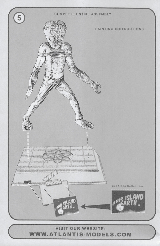 Metaluna Mutant, Atlantis Models Nr. 3005 - Modellversium Kit-Ecke