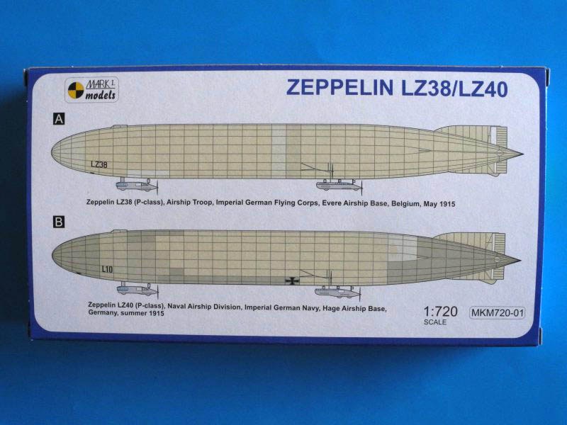 Zeppelin LZ38/LZ40 P-Class Airship, Mark I Models Nr. MKM720-01 ...