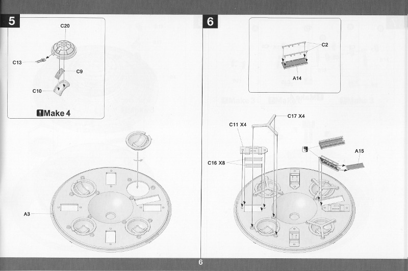 Haunebu I & II & III, Takom Nr. 6008 - Modellversium Kit-Ecke