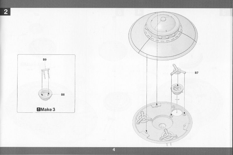 Haunebu I & II & III, Takom Nr. 6008 - Modellversium Kit-Ecke