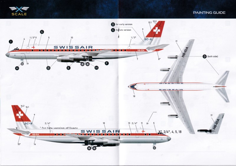 Douglas DC-8-32, X-SCALE Nr. X144002 - Modellversium Kit-Ecke