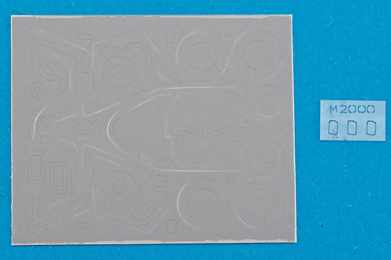 Mirage 2000C, Modelsvit Nr. 72073 - Modellversium Kit-Ecke