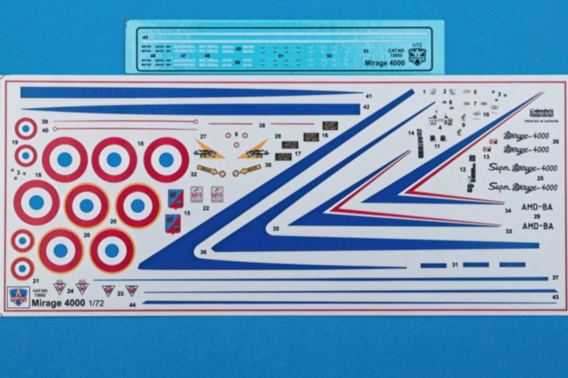 Mirage 4000, Modelsvit Nr. 72053 - Modellversium Kit-Ecke