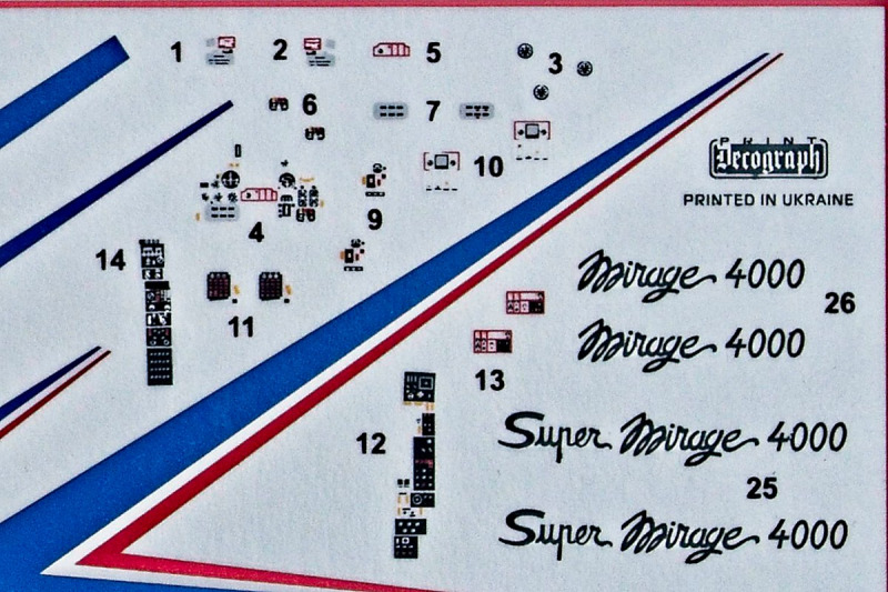 Mirage 4000, Modelsvit Nr. 72053 - Modellversium Kit-Ecke