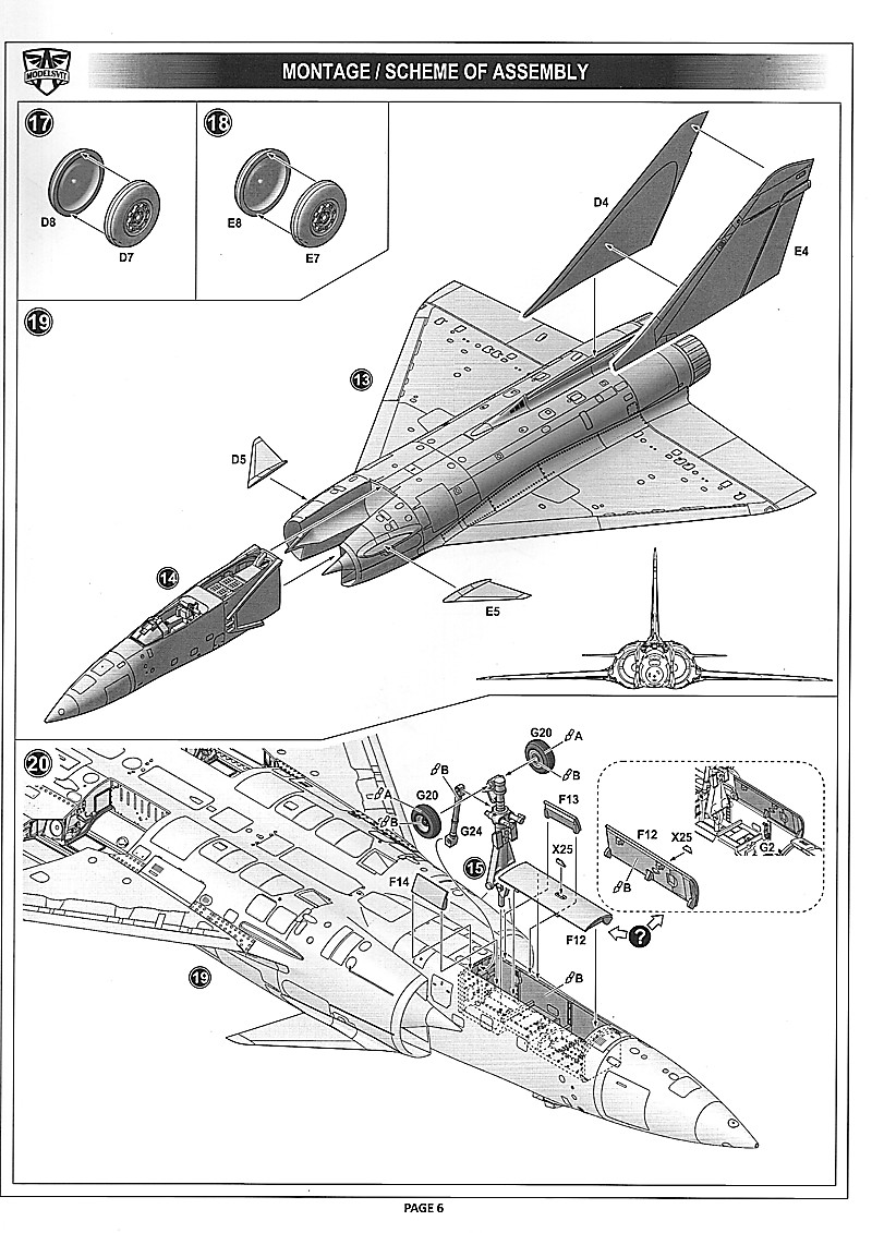 Mirage 4000, Modelsvit Nr. 72053 - Modellversium Kit-Ecke