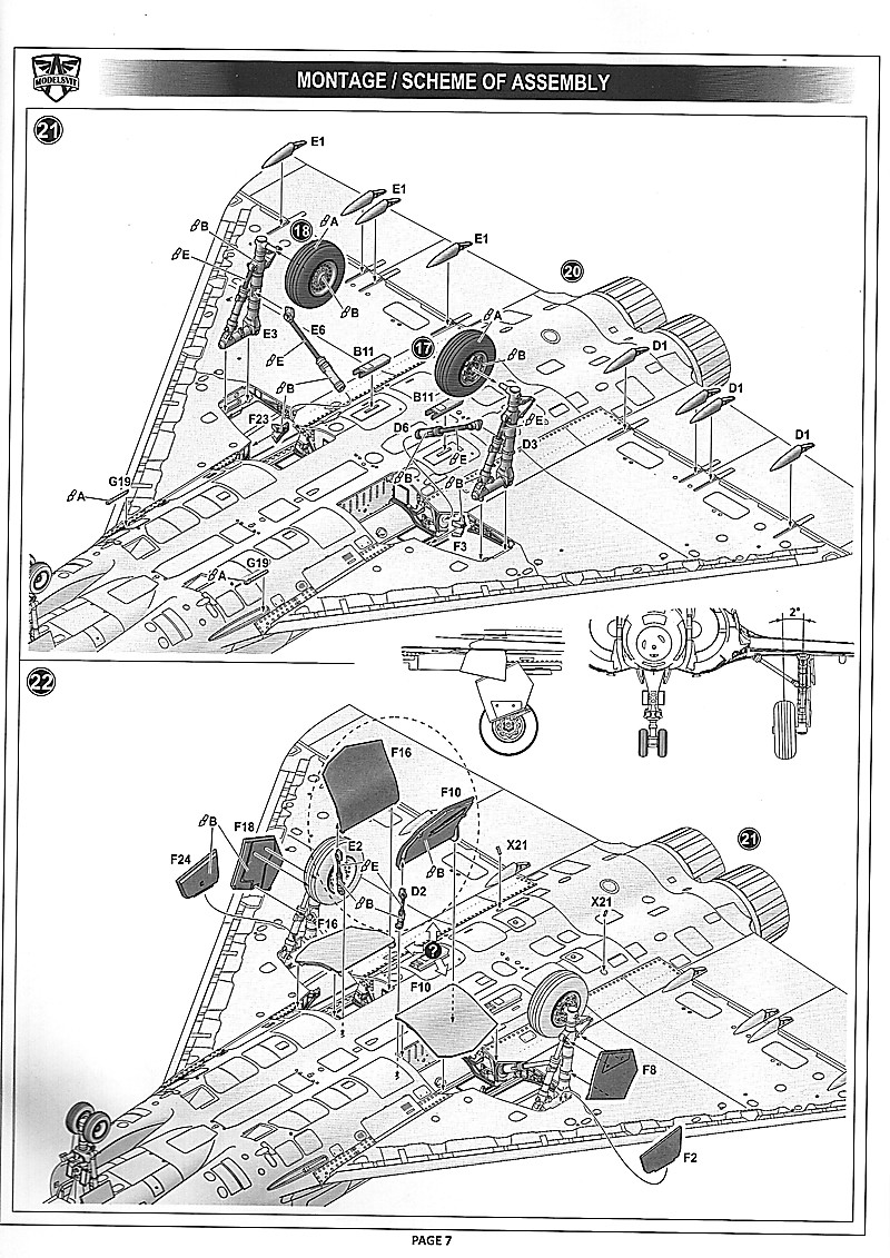 Mirage 4000, Modelsvit Nr. 72053 - Modellversium Kit-Ecke