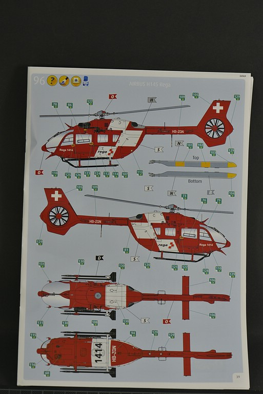 Airbus H145 ADAC Luftrettung, Revell Nr. 04969 - Modellversium Kit-Ecke