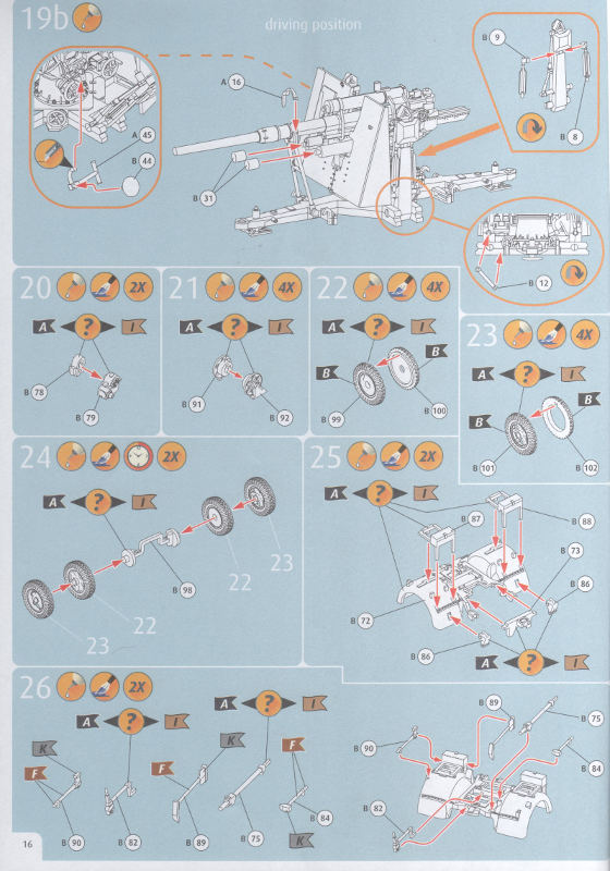 Sd.Kfz. 7 + 8,8 cm FLAK 37, Revell Nr. 03210 - Modellversium Kit-Ecke